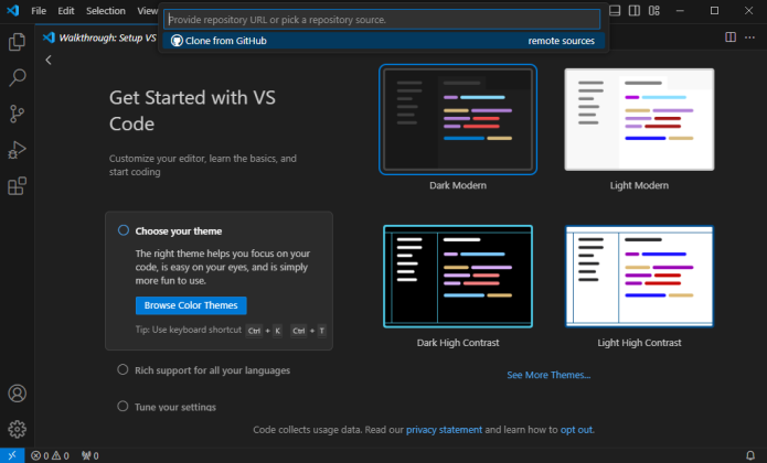 Cloning git repository from GitHub in Visual Studio [Guide]