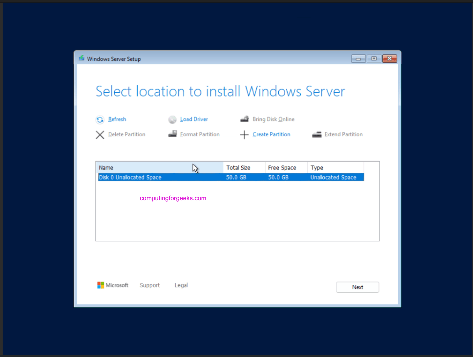 How To Install Windows Server 2025 on KVM Hypervisor | ComputingForGeeks