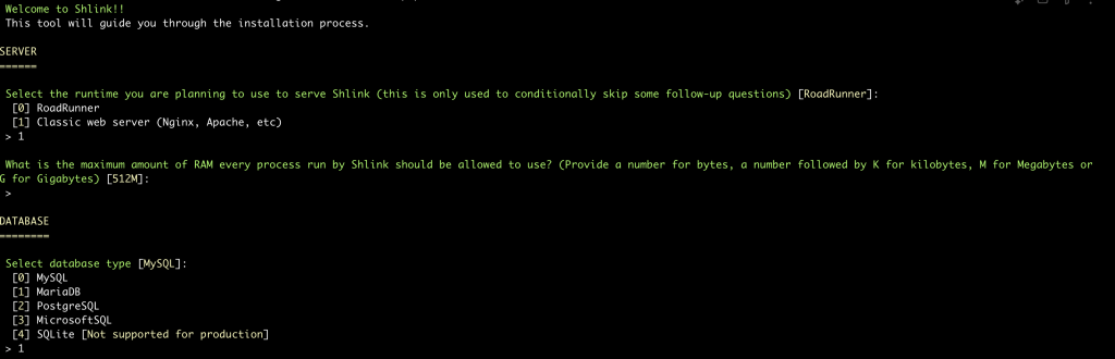 Install and Use Shlink URL Shortener on Ubuntu / Debian