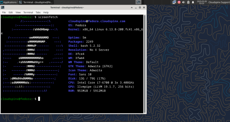 How To Install Xfce Desktop on Fedora 41 [Guide]