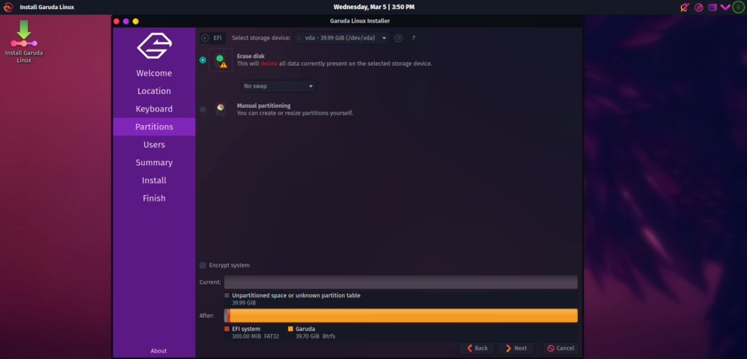 Install Garuda Linux - Step by Step With Screenshots [Guide]