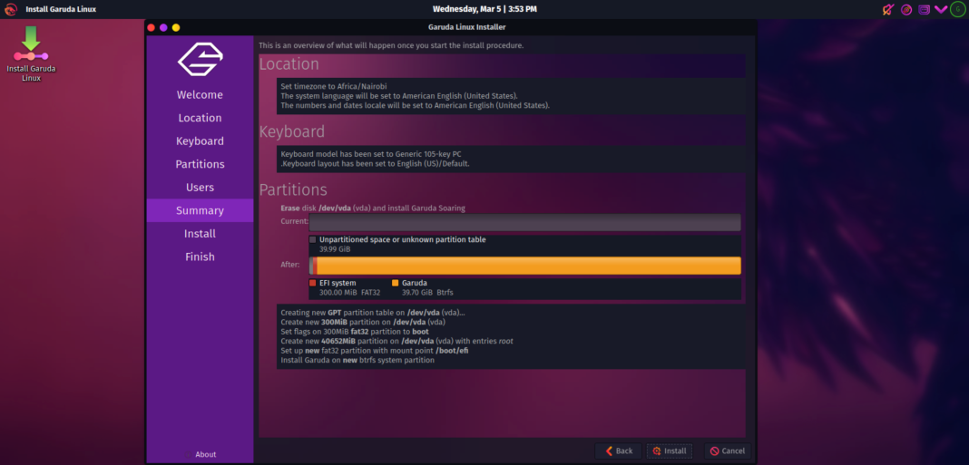 Install Garuda Linux - Step by Step With Screenshots [Guide]