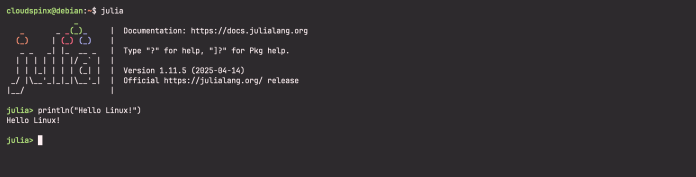 Install Julia Programming Language on Linux Systems [Guide]