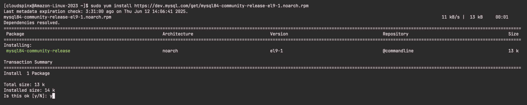 How To Install MySQL 8.4 on Amazon Linux 2023 [Guide]