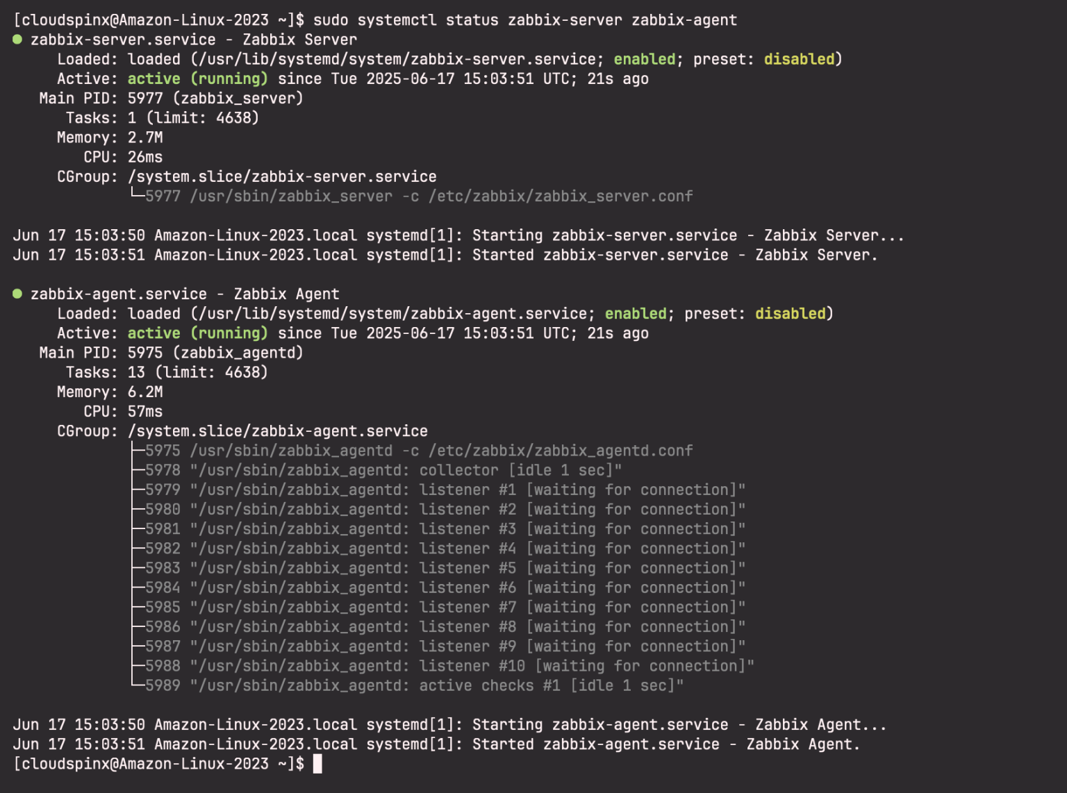 How To Install Zabbix Server 7 on Amazon Linux 2023 | ComputingForGeeks