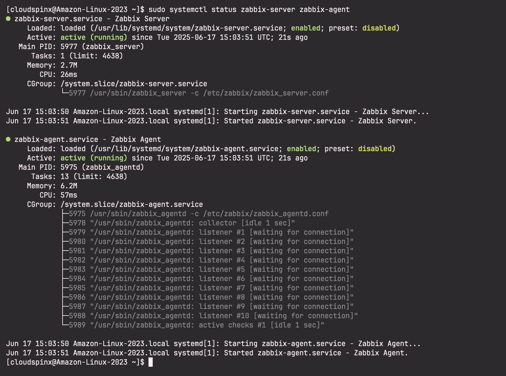 How To Install Zabbix Server 7 on Amazon Linux 2023 | ComputingForGeeks