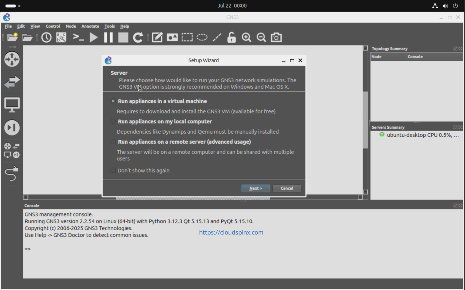 How To Run GNS3 VM on Oracle VirtualBox [Guide]