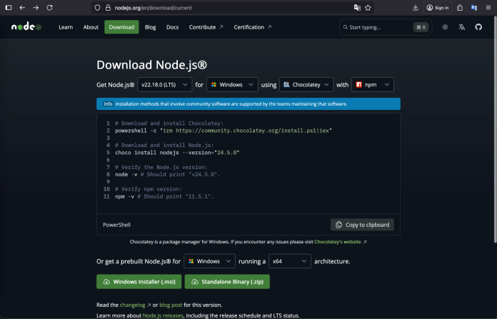 Install and Use Node.js on Windows 11 / Windows 10 [Guide]