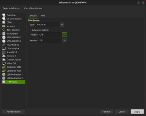 Windows 11 Installation on KVM with Virt-Manager [Guide]