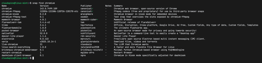 How To Install and Use Snap in Linux Mint 22 [Guide]