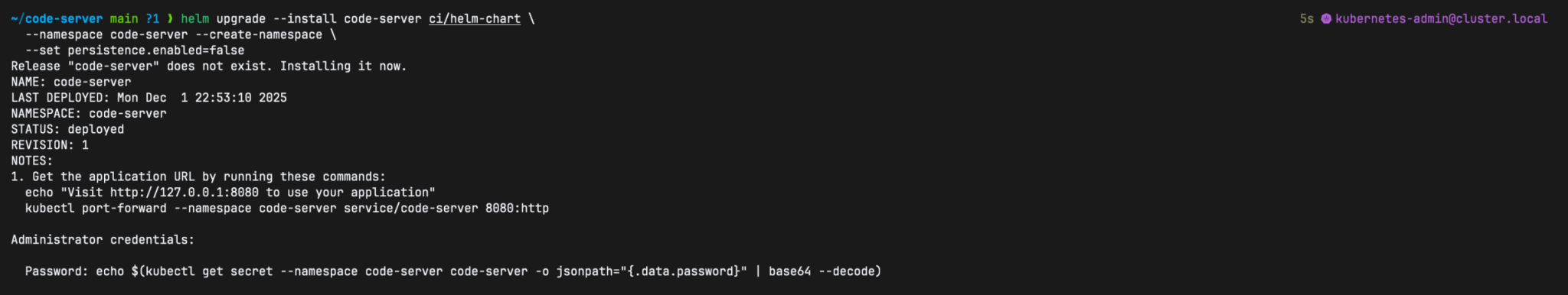 How To Run VSCode Code Server on Kubernetes using Helm [2026]