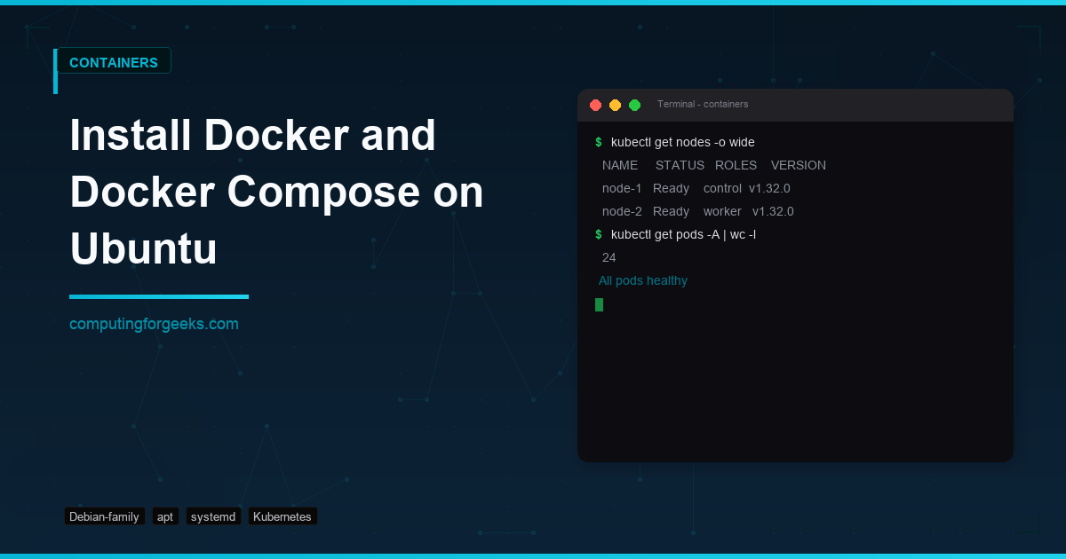 Install Docker and Docker Compose on Ubuntu 24.04 [Guide]