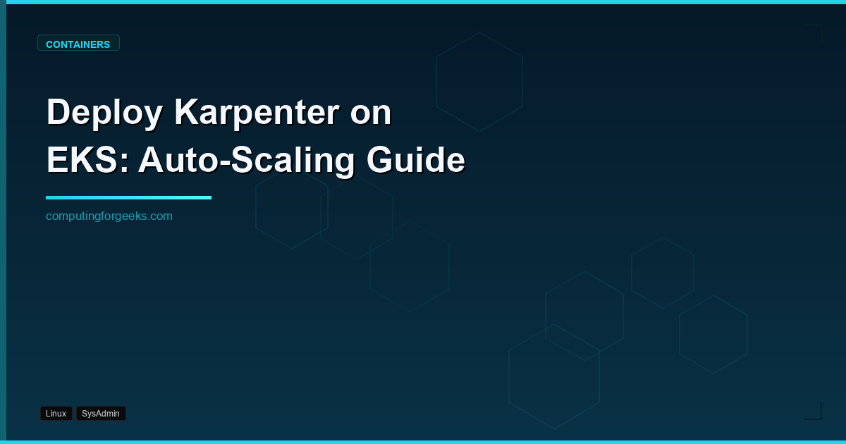 Deploy Karpenter on EKS: Node Auto-Scaling Guide (2026)
