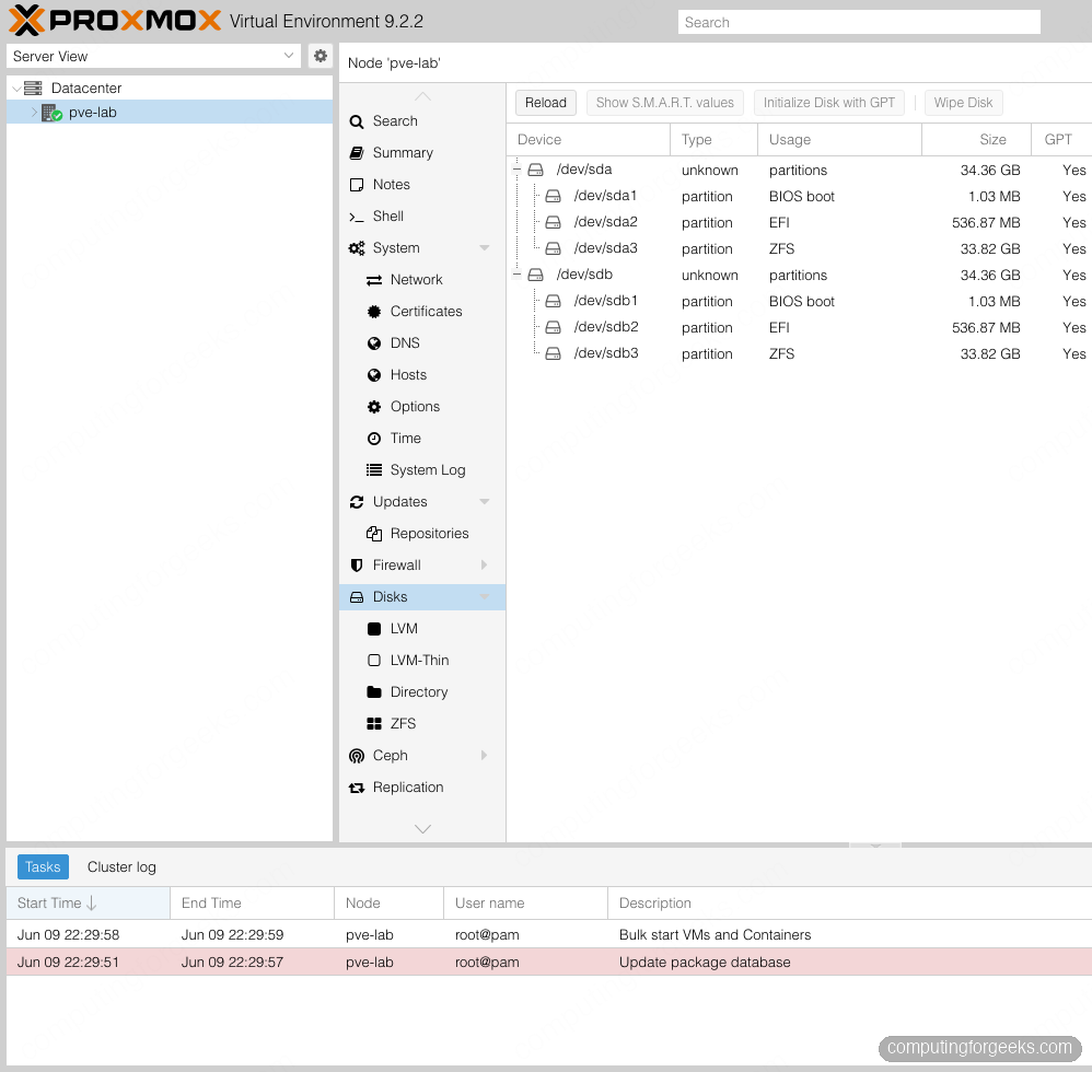 Proxmox Post-Install: 20 Things to Do | ComputingForGeeks